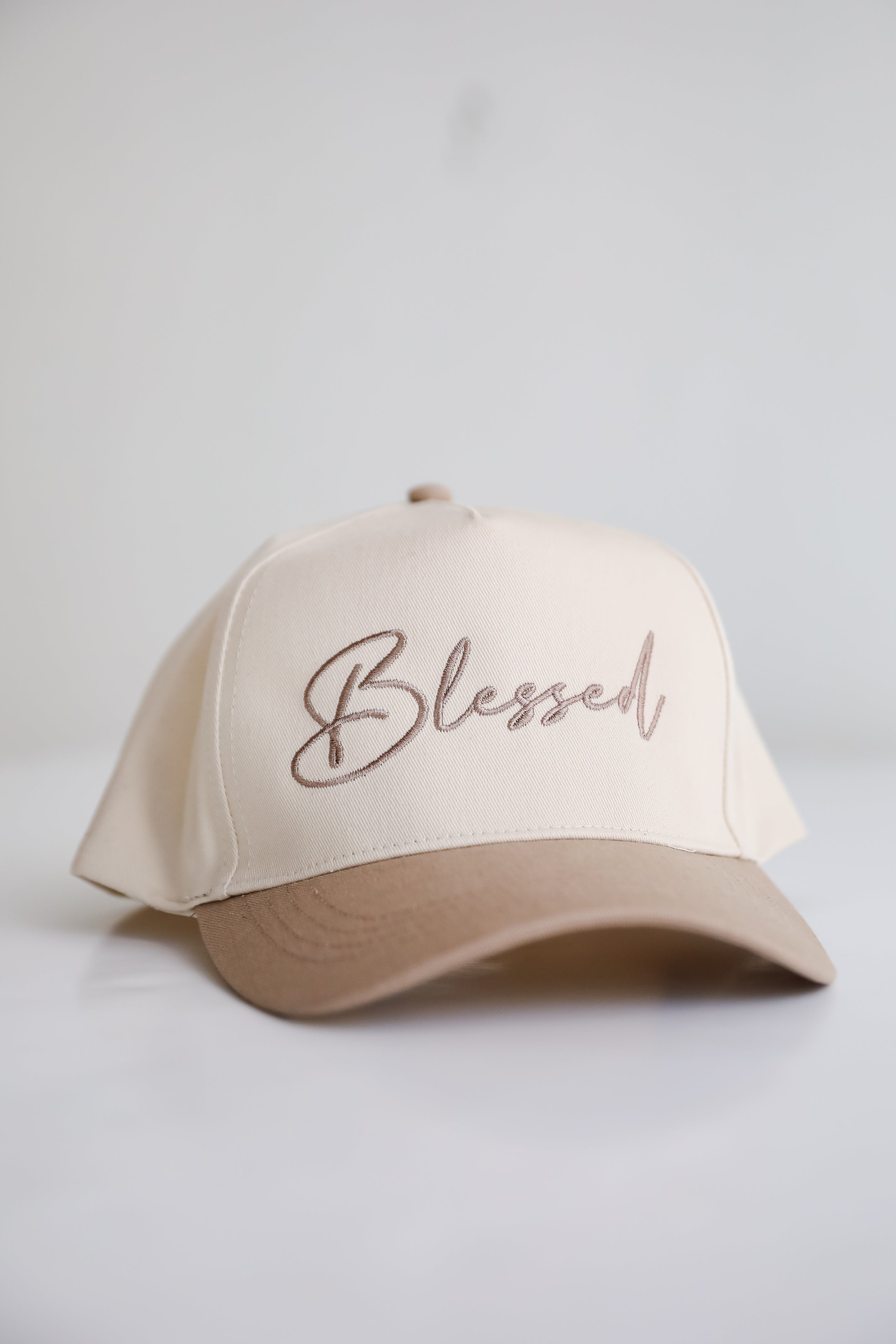 Blessed Color Block Embroidered Hat | DU Exclusives | DressUp – Dress Up