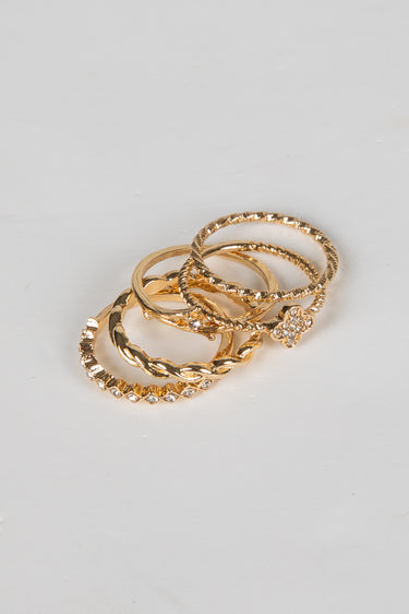 Trendy Gold Ring Set | Cute Rings For Women | ShopDressUp – Dress Up
