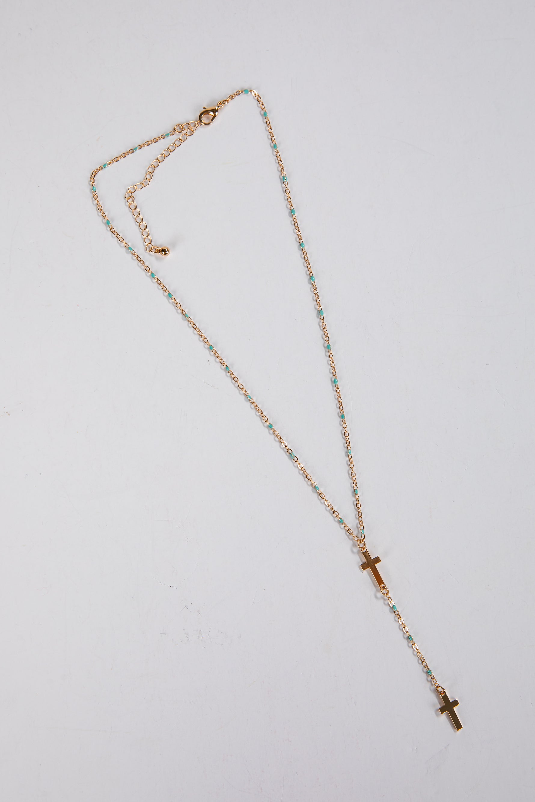 Cute Mint Cross Necklace | Charm Necklaces | ShopDressUp – Dress Up