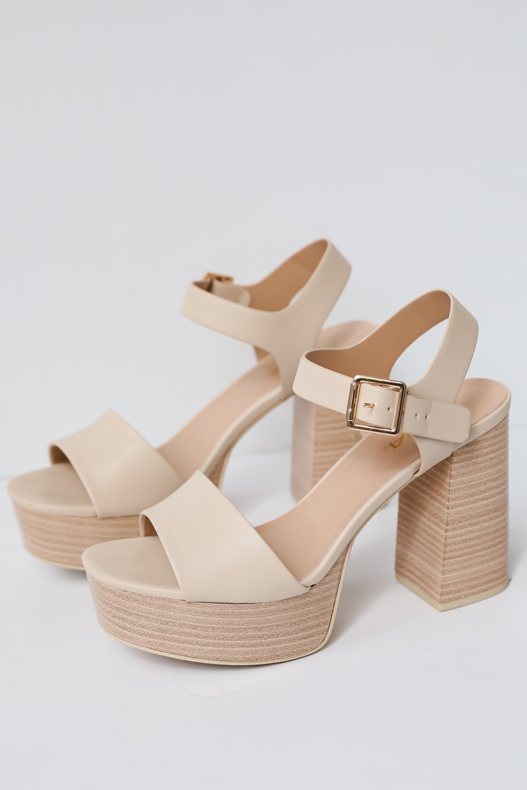 Women's Nude Platform Heels | Cute Shoes | ShopDressUp – Dress Up