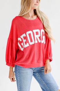 Georgia Corded Pullover | UGA Game Day Outfits | ShopDressUp – Dress Up