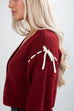 Cute Wine Sweater Cardigan | Cozy Sweaters | ShopDressUp – Dress Up