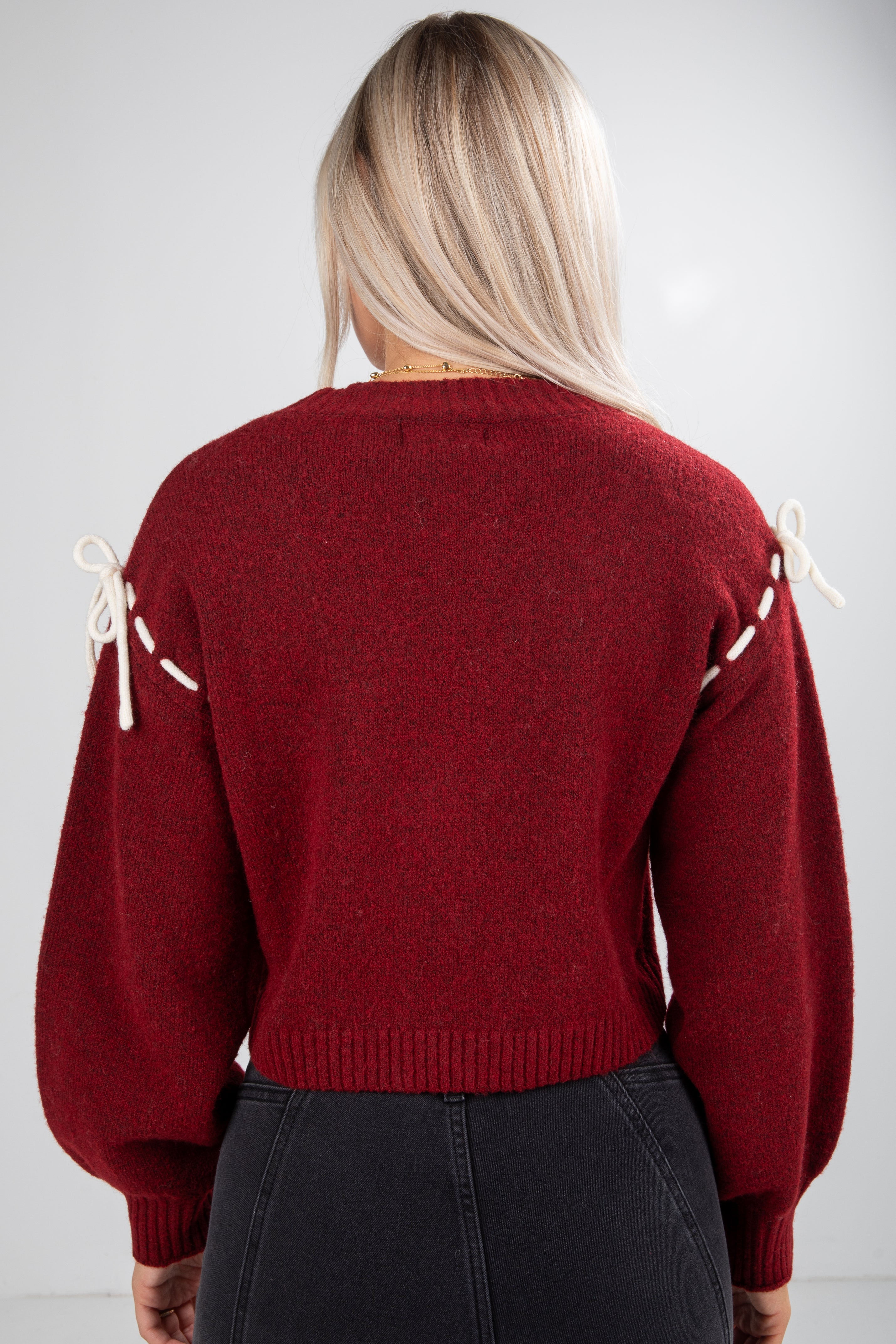 Cute Wine Sweater Cardigan | Cozy Sweaters | ShopDressUp – Dress Up