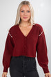 Cute Wine Sweater Cardigan | Cozy Sweaters | ShopDressUp – Dress Up
