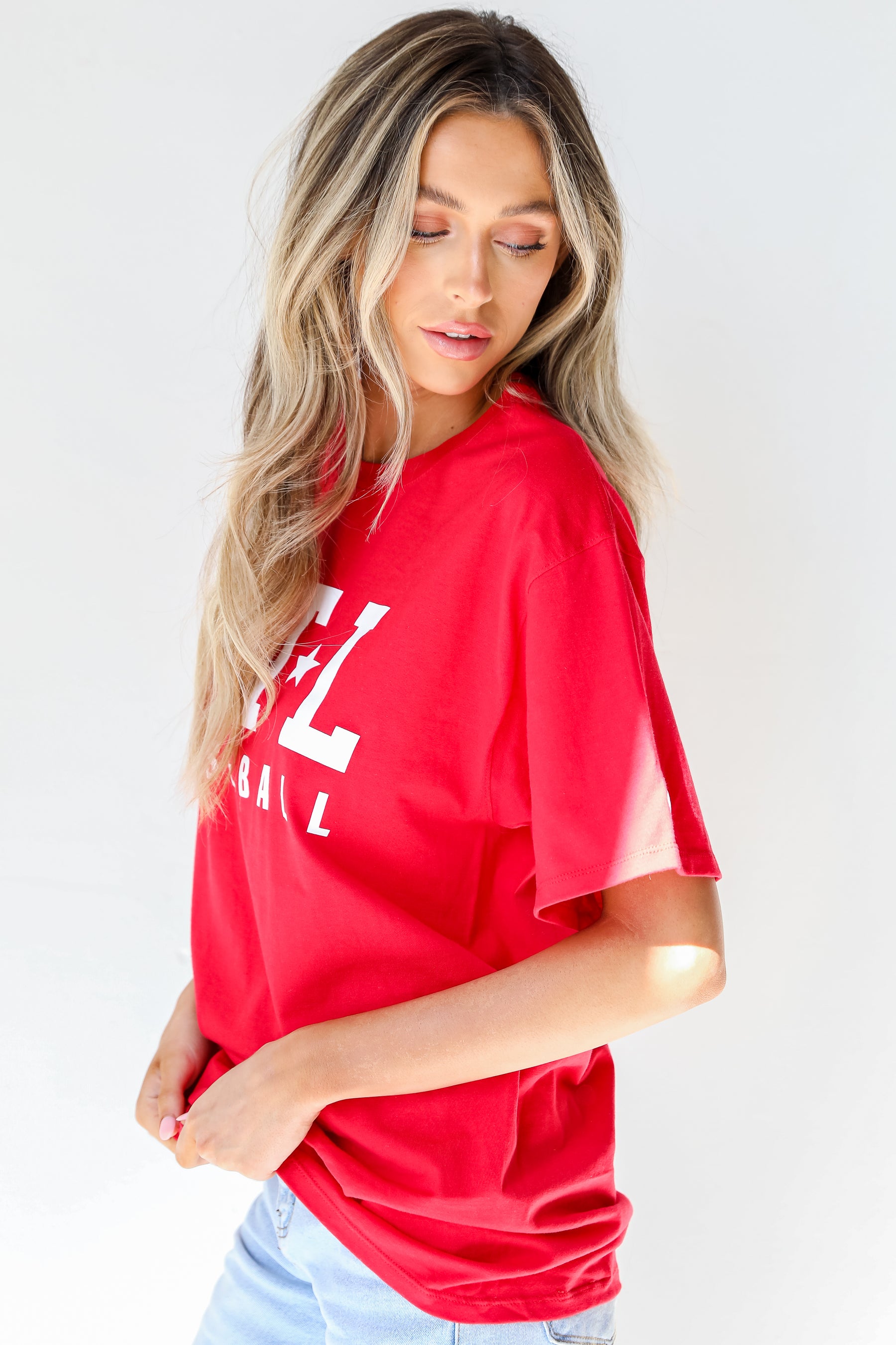 Red ATL Baseball Star Tee | DU Exclusives | Dress Up